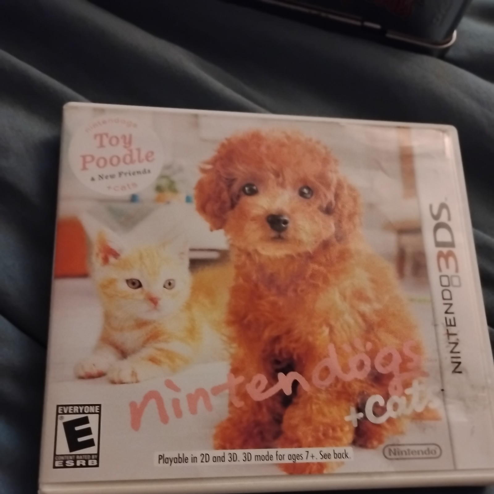 Nintendogs + Cats Toy Poodle & New Friends Nintendo 3DS Authentic NO ...