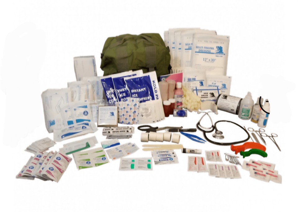 ELITE FIRST AID M17 Medic Kit STOCKED Corpsman Bag Trauma Military ...