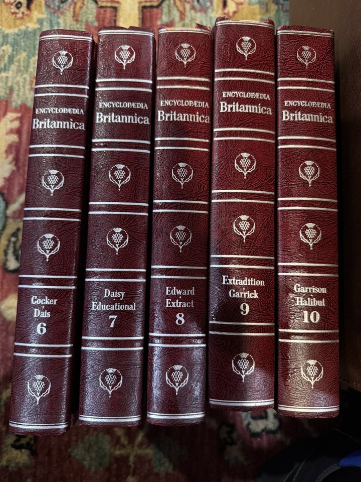 1968 Encyclopedia Britannica 1768 Edition Complete Set 23 Volumes ...