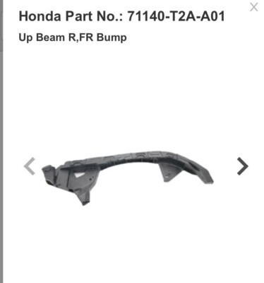 2014-2017 Honda Accord Passenger Right Headlight Bracket Upper oem ...