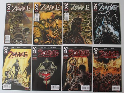 ZOMBIE 2006 #1-4 + ZOMBIE SIMON GARTH 2007 #1-4 (Marvel Max Sets) Eric ...