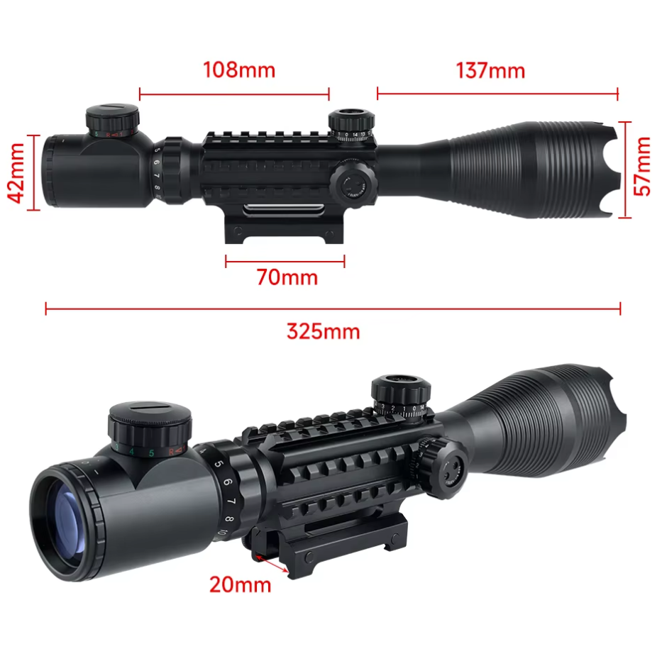 PINTY Rifle Scope 4-16x50EG Illuminated Reticle | eBay