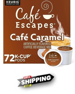 Keurig Cafe Escapes Cafe Caramel K-cups 72 Count | eBay