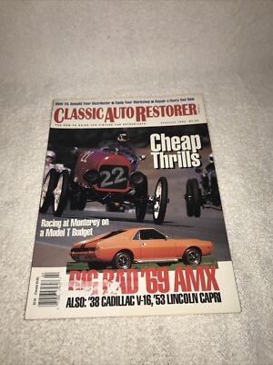 Classic Auto Restorer Magazine February 1994 Cheap Thrills M207 | eBay