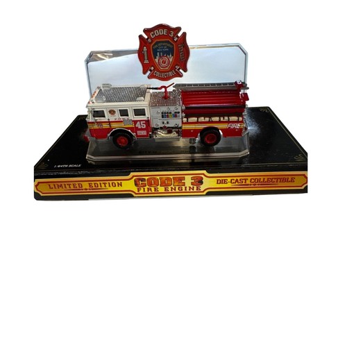 Code 3 FDNY Seagrave Fire Engine Diecast Collectible Limited Edition 1: ...