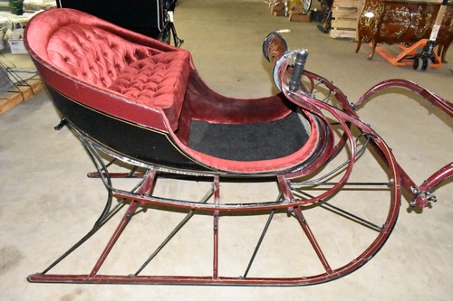 Restored Antique Horse Drawn Albany Cutter Sleigh, Sled | eBay