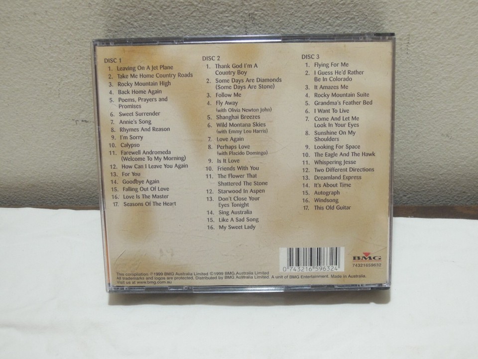 CD 3 disc set The Legendary John Denver 766485239228 | eBay