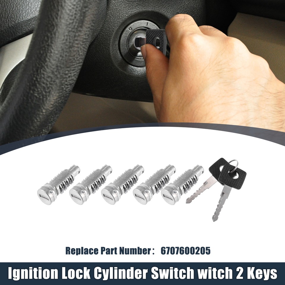 1 Set Ignition Switch Lock Cylinder with Key 6707600205 for Mercedes ...
