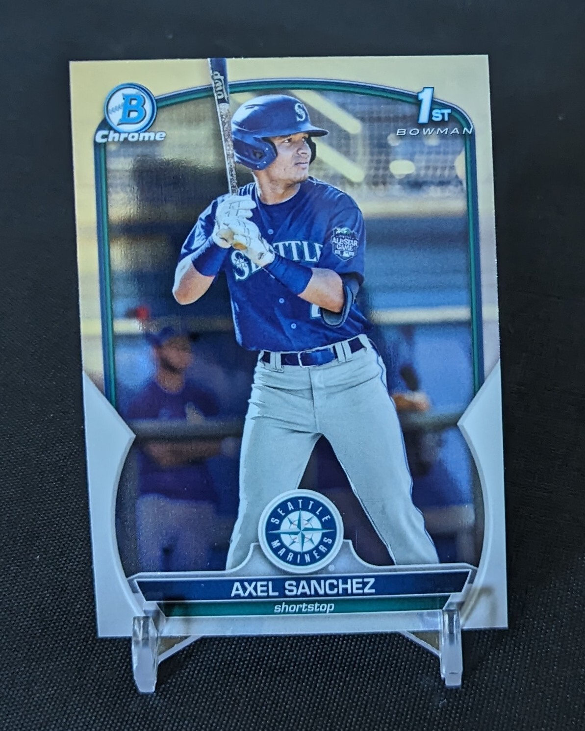 Axel Sanchez 1st Chrome Rookie Card RC 2023 Bowman Prospects BCP-73 ...