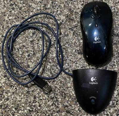 Logitech Invisible Optic Cordless Mouse & Logitech Receiver: C-BL4-MSE ...