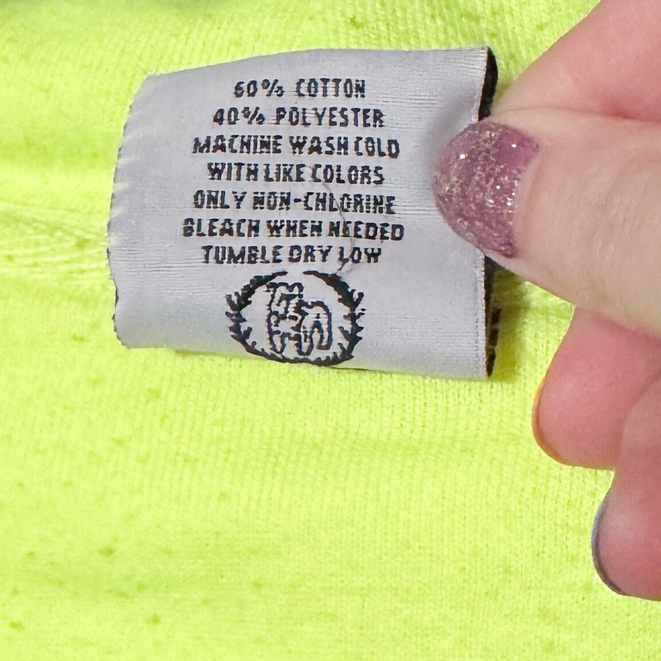 ARUBA Dutch Caribbean Exist Miami Neon Yellow Zip Up Hooded Sweatshirt ...