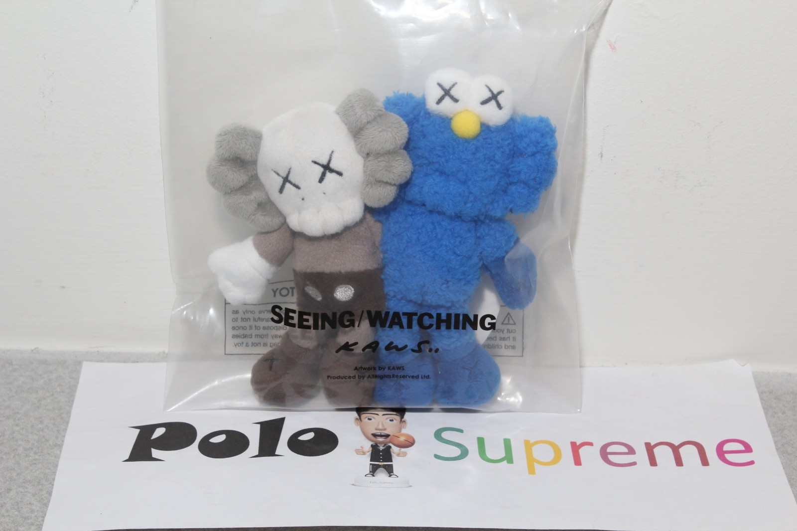 KAWS Seeing Watching Keychain 5.5" KAWSONE Limited Figure Toy COMPANION ...