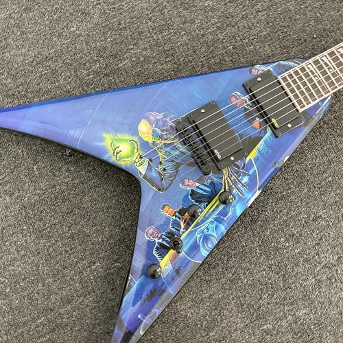 Dave Mustaine V Rust In Peace Solid Body Electric Guitar 24 frets EMG ...