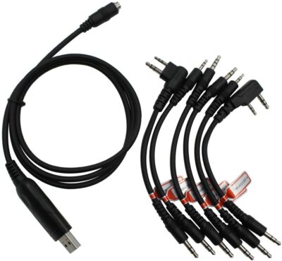 6 in 1 USB Programming Program Clone Cable Cord for Motorola HYT ...