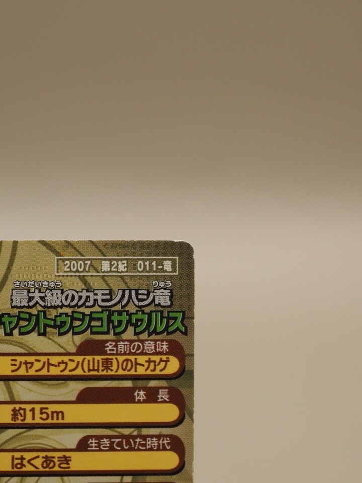 Dinosaur King Card game Japanese Shantungosaurus 011 SEGA 2nd century ...