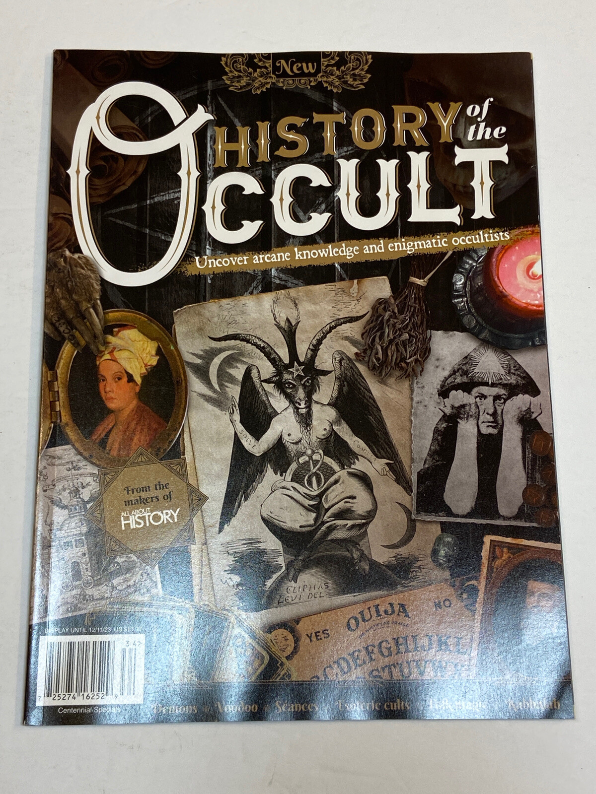 History of the Occult Magazine 2023 Uncover Demons Voodoo Seances Cult ...