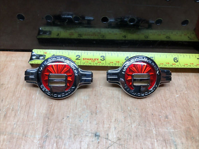 Quantity 2 OEM Harley Softail Heritage Red Concho Seat, Sissy Bar ...