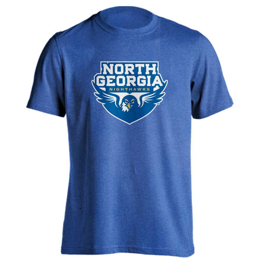 University of North Georgia UNG Nighthawks Athletic Logo Short Sleeve T ...