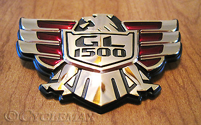 See Notes New Genuine Honda Front Garnish Emblem Badge GL1500 Goldwing ...