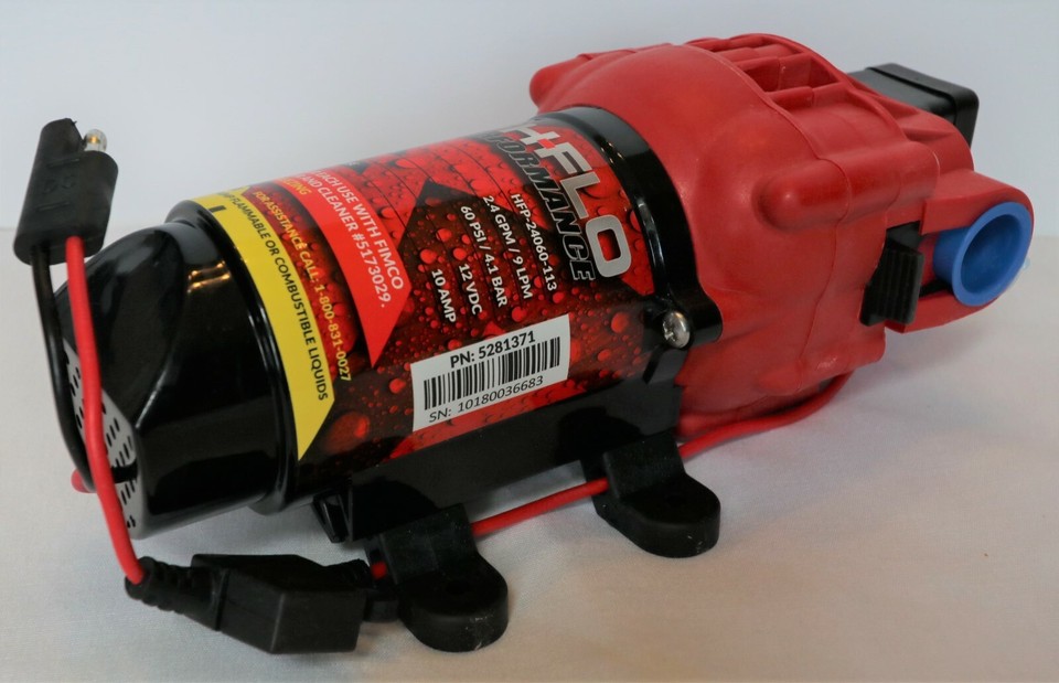 HIGH-FLO High Performance 2.4 GPM 60 PSI 12V Pump #HFP-24060-113 | eBay