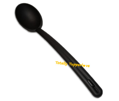 Tupperware E-Series Serving Spoon 14.5" Long Kitchen Utensil Black NEW ...