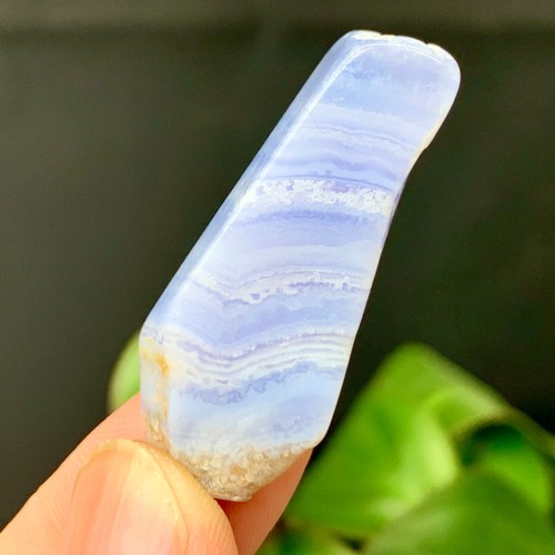 10g Natural Blue striped agate Crystal Chunks piece form Mineral ...