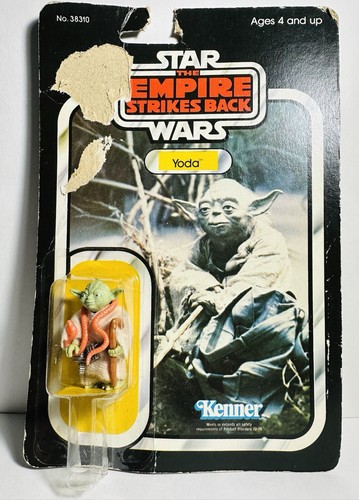 Star Wars Vintage YODA 1980 -NEW MINT ON CARD!!!!CLEAR BUBBLE! | eBay