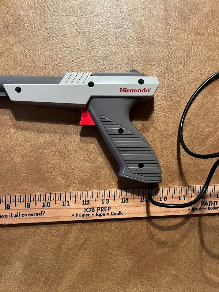 Official Grey Gray Nintendo NES-005 Zapper Light Gun Controller Duck ...