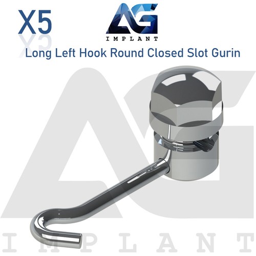 Round Closed Slot Gurin Long Left Hook Lock Stop Archwire Orthodontic ...