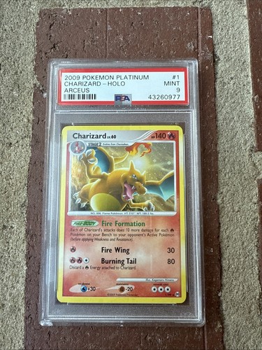 2009 Charizard Pokémon Platinum Holo Arceus #1 PSA 9 | eBay