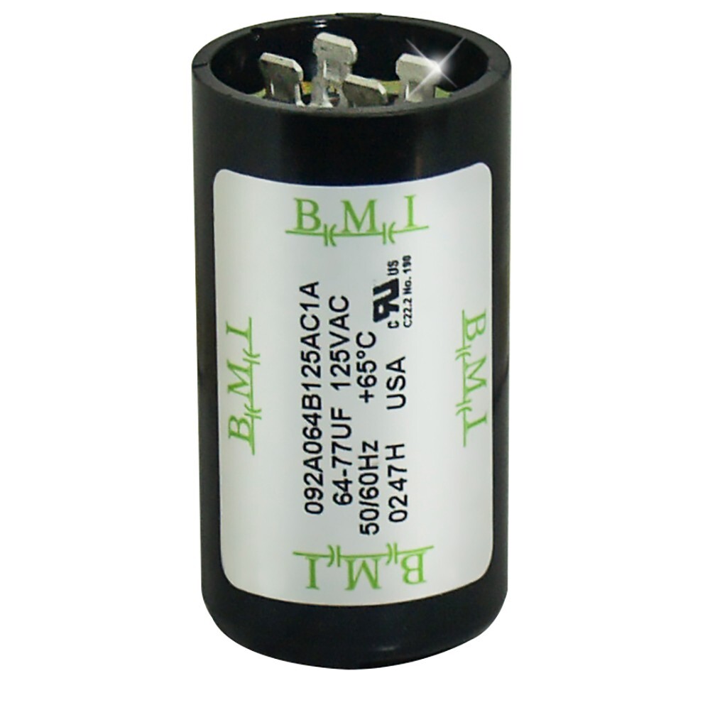 USA 64-77 uf/MFD 110-125 VAC volts Round Start Capacitor 50/60 Hz - Lot ...