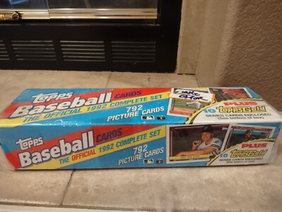 1992 Topps Complete Set-792 Baseball Trading Cards-New Sealed | eBay