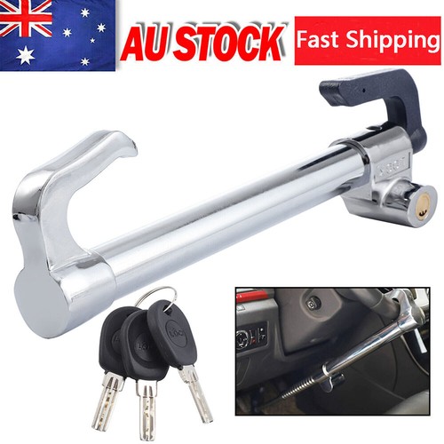 Car Hyperbolic Lock Core Extendable Double Hook Steering Wheel Lock ...