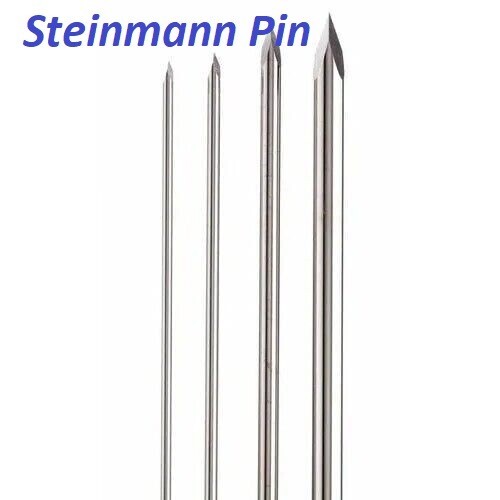 Premium Steinmann Pin Veterinary Instruments Stainless Steel pack of 50 ...