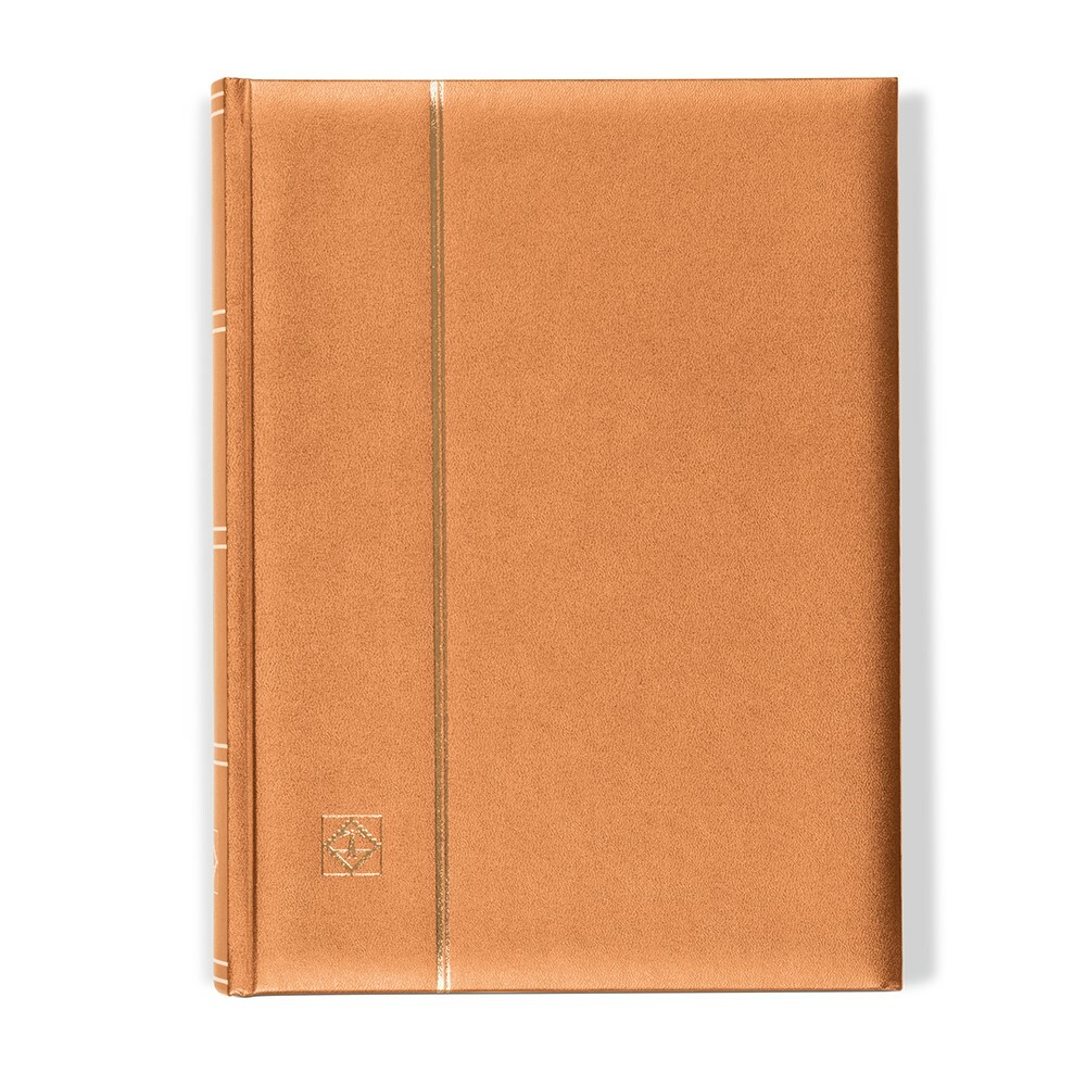 New Stamp Collection Stockbook 9x12 64 Black Pages Bronze A4 Size By ...