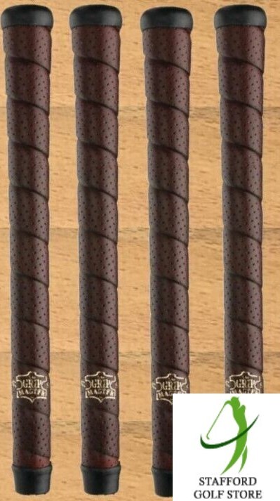 The Grip Master Tour Classic Wrap Leather Golf Grip - STANDARD/MIDSIZE ...