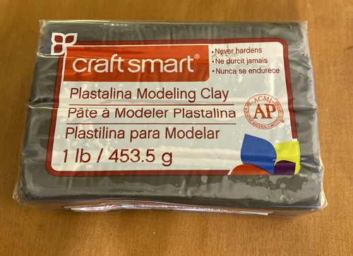 Craft Smart Plastalina Modeling Clay 1 Lb - Gray | eBay