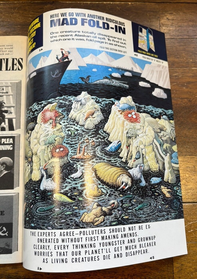 MAD Magazine 294 April 1990 Frosty Snowman Alfred E Neuman Cover Doogie ...