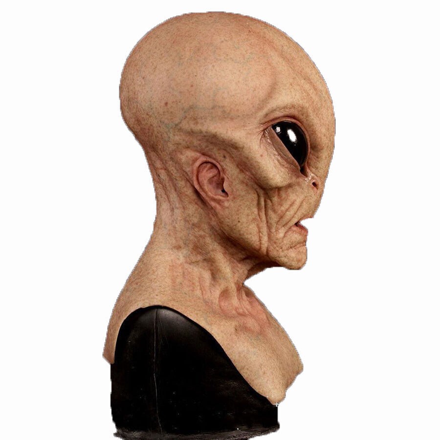 For Halloween Cosplay Alien Mask Scary Horrible Horror Alien mask Magic ...