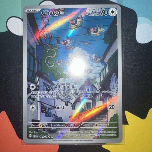 Chatot IR 181/162 SV Temporal Forces - Pokemon | eBay