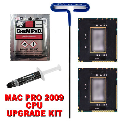 Pair Delidded Intel Xeon 3.46GHz X5690 IHS Removed 2009 4,1 Mac Pro ...