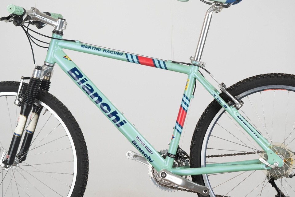NOS BIANCHI MARTINI RACING 8 SPEED MTB ALLOY 7000 VINTAGE OLD 26" ROCK ...