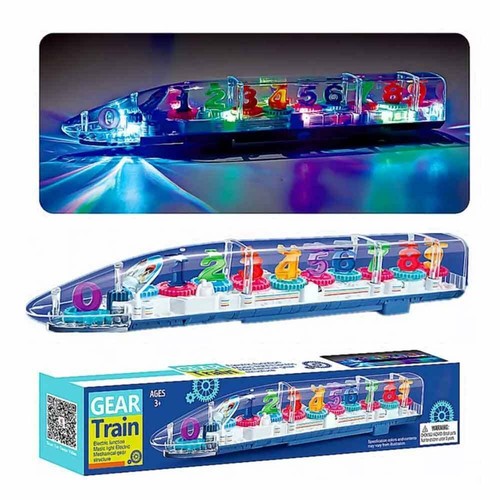 Autism Calming Sensory LED Light Train Toy with Music Special Needs ...