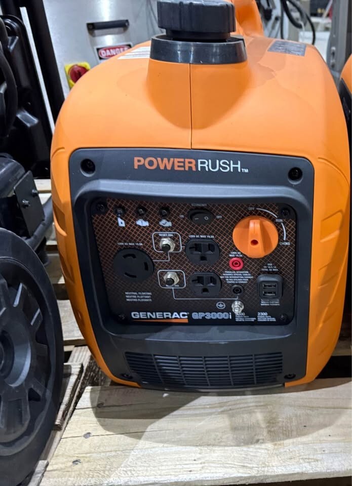 Power Rush Generac generator GP 3000i | eBay