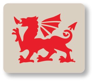 Welsh Rugby Dragon Face Painting Crafting Card Making Stencil 7cm x 6cm ...