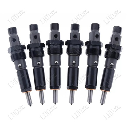 6 Pcs Fuel Injectors 3802677 3802365 For Dodge 5.9L Cummins Engine 6BTA ...
