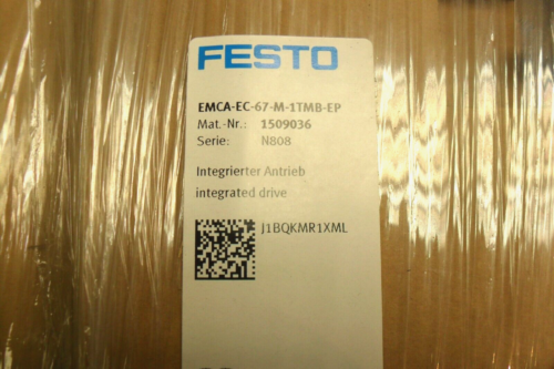 Festo EMCA-EC-67-M-1TMB-EP Integrated Drive, 67mm flange size motor ...