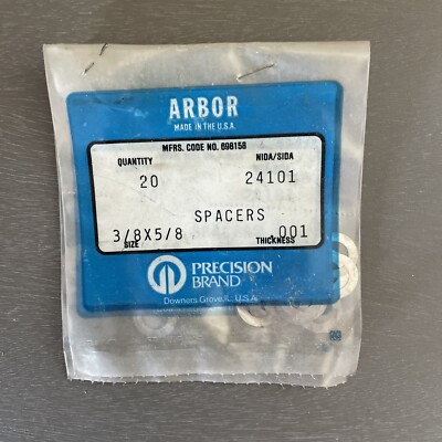 Milling - Arbor Spacers
