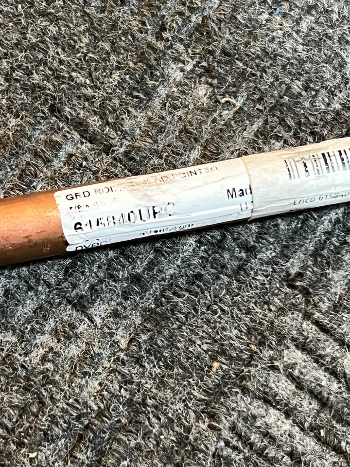 Erico Ground Rod 615840UPC Electrical Equipment 5/8"X4' Copper-Bonded ...