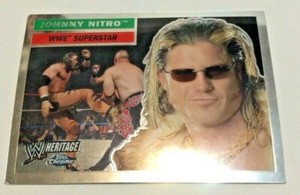 2006 Topps Chrome Heritage WWE Superstar Johnny Nitro #6 Wrestling ...